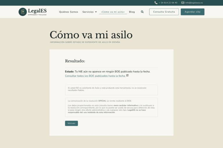 Consultar estado de solicitud de asilo | "Cómo va mi asilo"